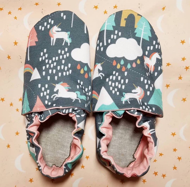 Custom Classroom Shoes, Soft Soled Slippers, Made to Order Slippers ...