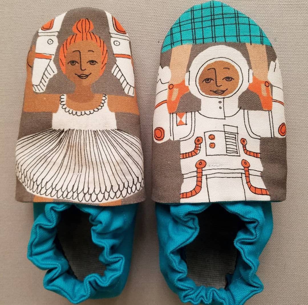 Custom Classroom Shoes, Soft Soled Slippers, Made to Order Slippers ...