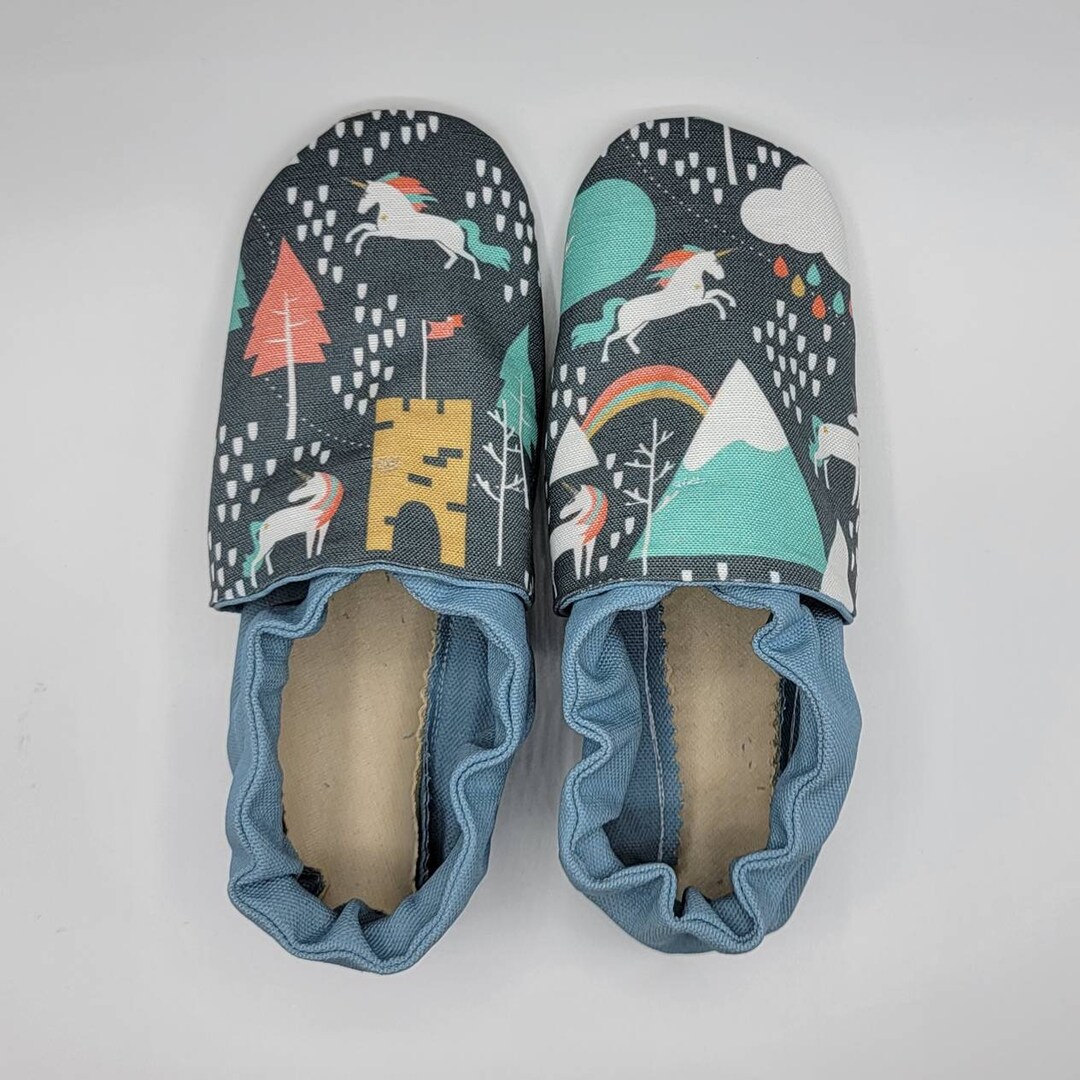 Custom Classroom Shoes, Soft Soled Slippers, Made to Order Slippers ...