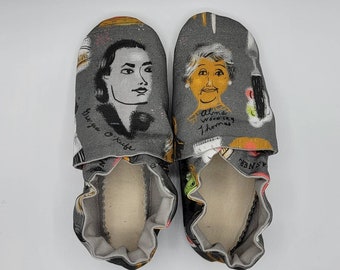 Custom Classroom Shoes, Soft Soled Slippers, Made to Order Slippers ...