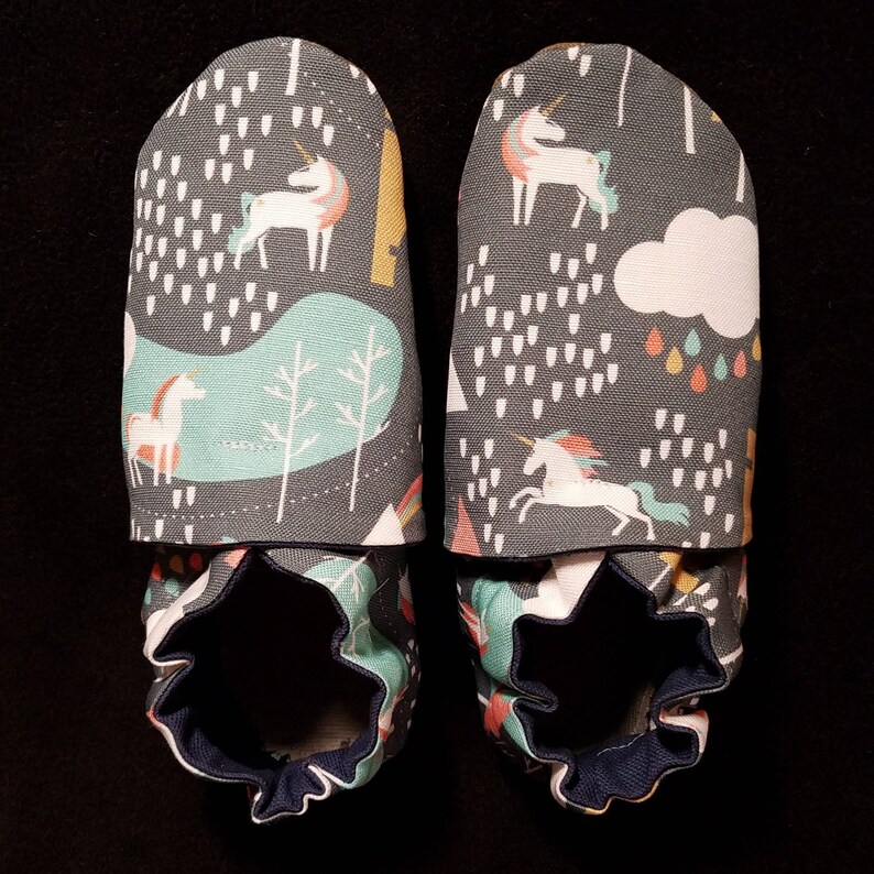 Custom Classroom Shoes, Soft Soled Slippers, Made to Order Slippers ...