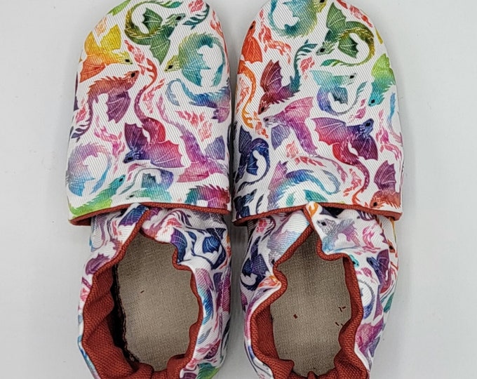 Custom Classroom Shoes, Soft Soled Slippers, Made to Order Slippers ...