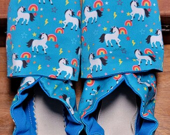 Custom Classroom Shoes, Soft Soled Slippers, Made to Order Slippers ...