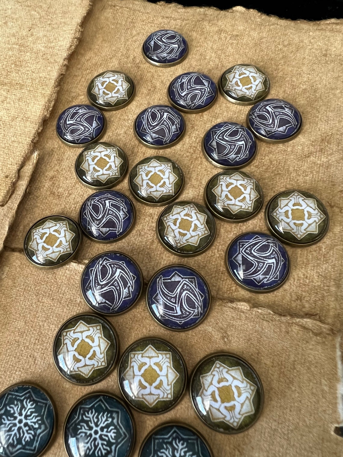 Arkham Horror LCG Token Bundle! Chaos Token , Bless Token, Curse Token ...