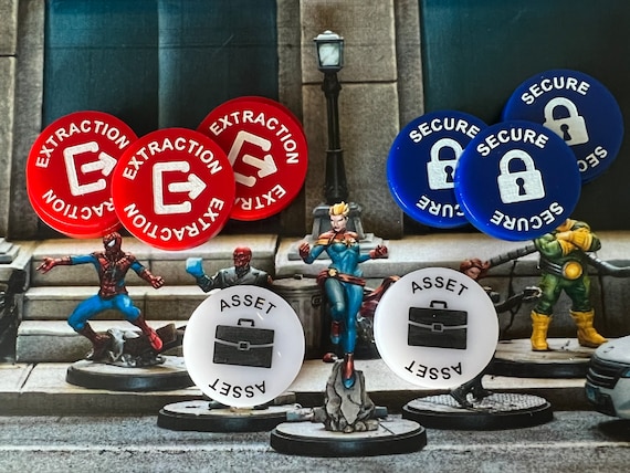 Tokens Compatible for Marvel Crisis Protocol Tokens Asset - Etsy