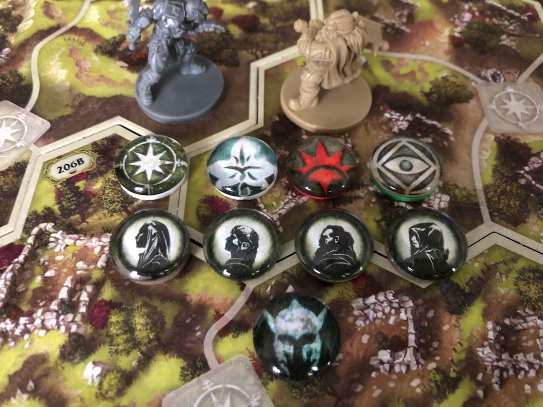 The Lord of the Rings Journeys in Middle Earth Tokens - Board Game ...