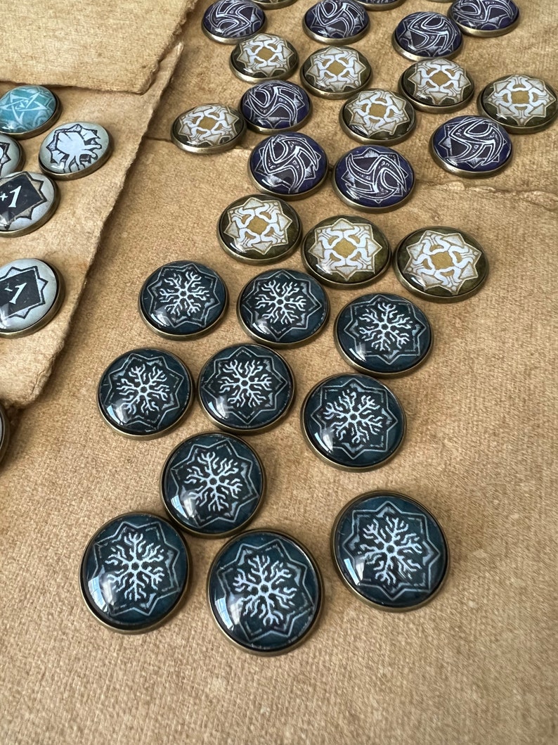 Arkham Horror LCG Token Bundle! Chaos Token , Bless Token, Curse Token ...