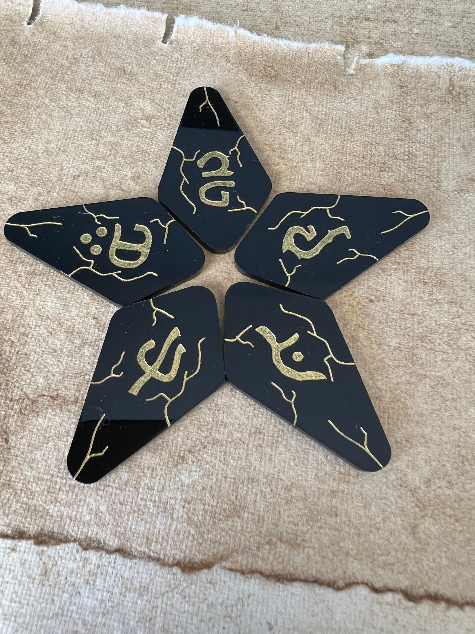 5x Seal Tokens for Edge of the Earth Arkham Horror LCG Double Sided ...