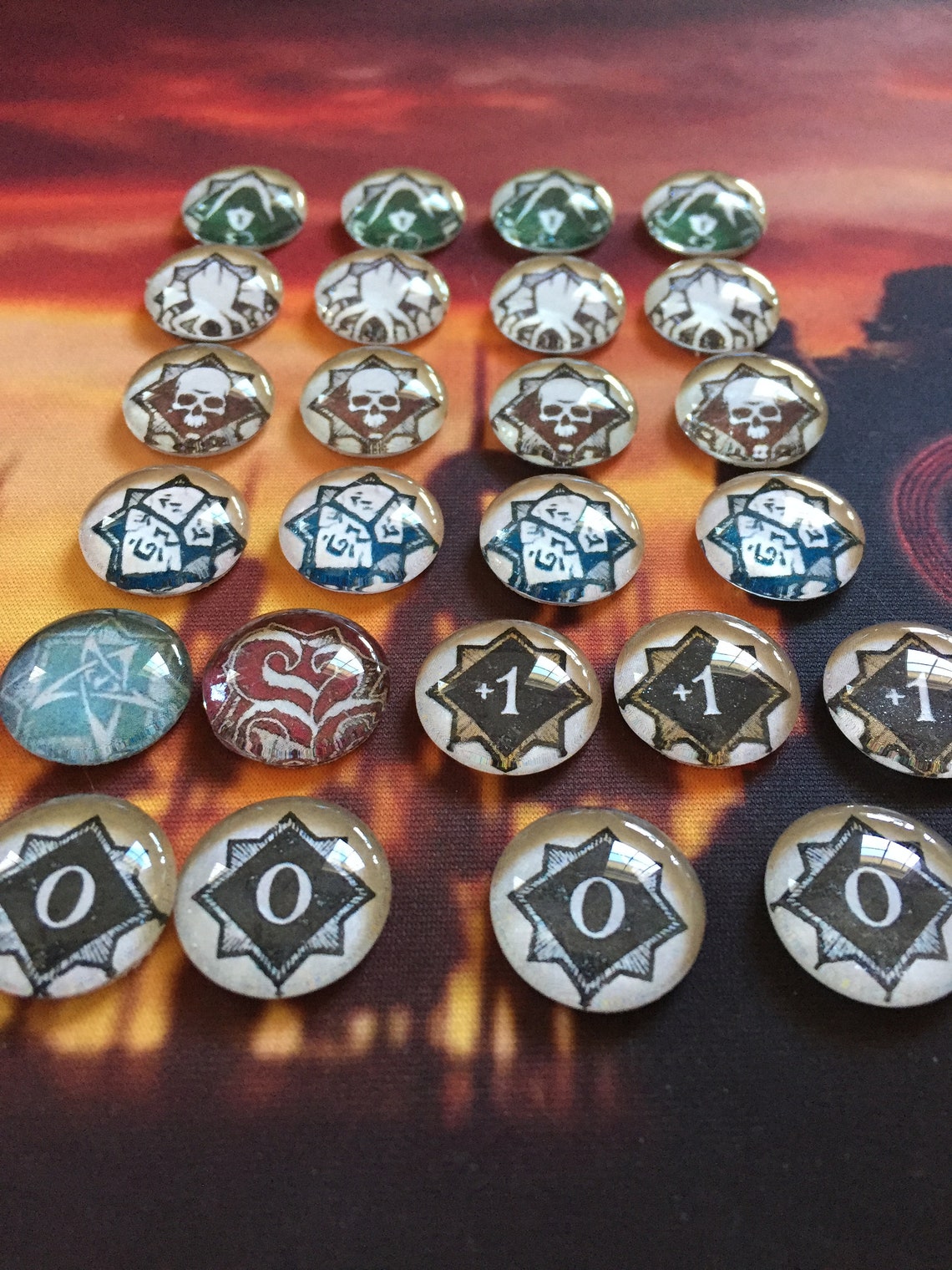 Call of Cthulhu Arkham Horror Tokens Full Set Arkham Horror - Etsy