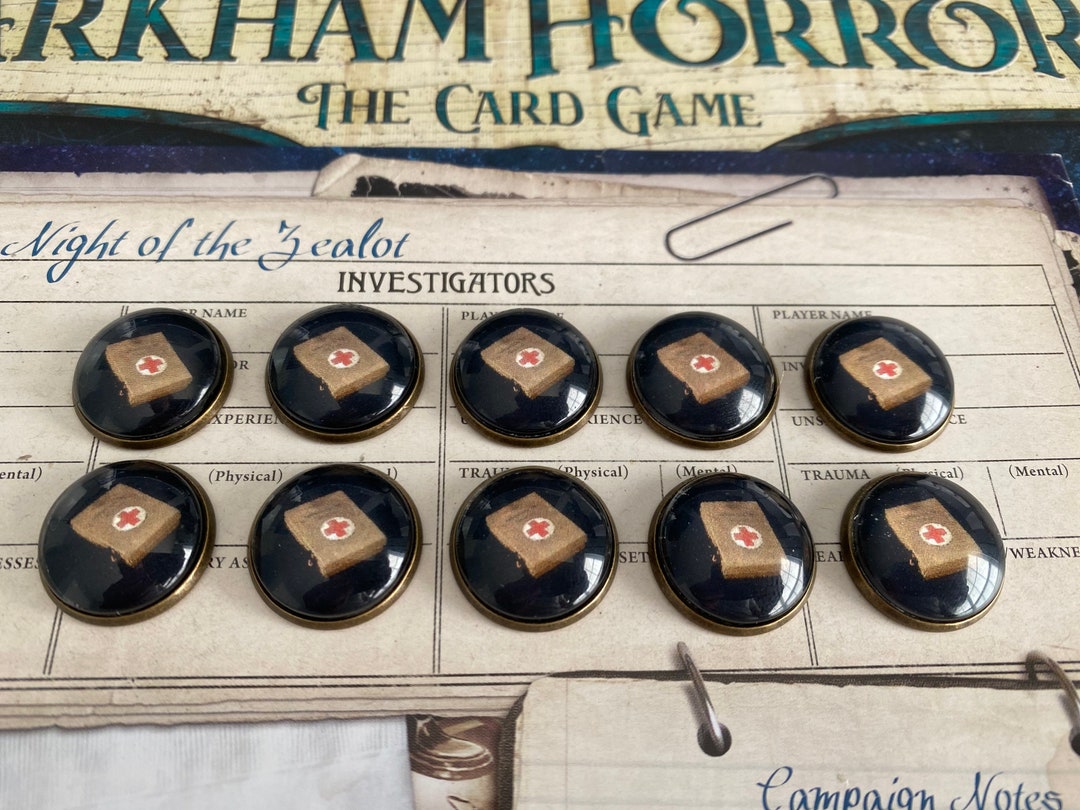 Arkham Horror Healing Supply / First Aid Tokens - 10 Tokens - Premium ...