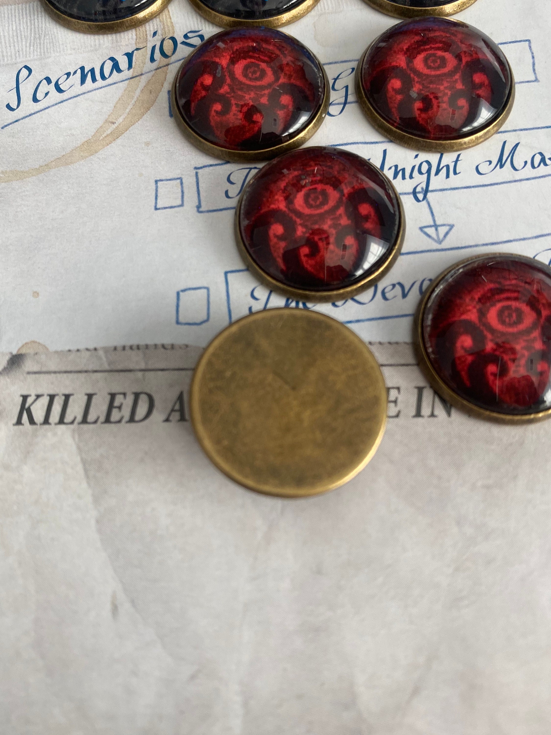 Arkham Horror Tokens. Damage Sanity Clue and Doom Tokens. - Etsy