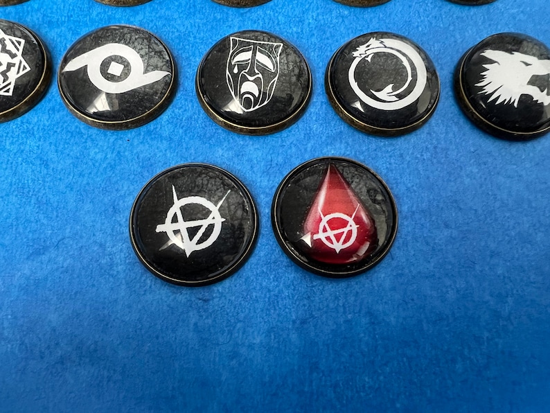 Vampire the Masquerade Blood Tokens VTM Vampire Rivals Blood - Etsy