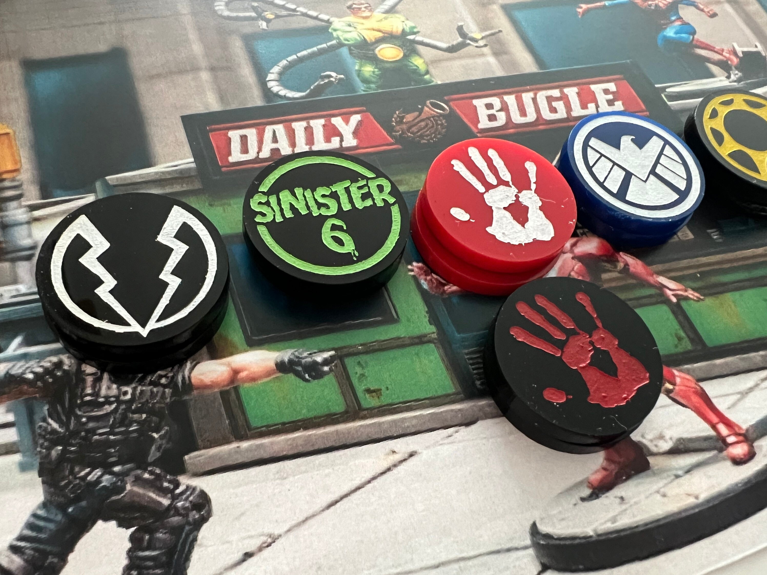 Tokens Compatible for Marvel Crisis Protocol Faction Tokens. - Etsy