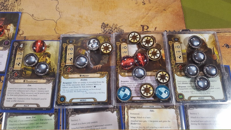 Lord of the Rings LCG Tokens - Lore, Damage, Progress, Leadership ...