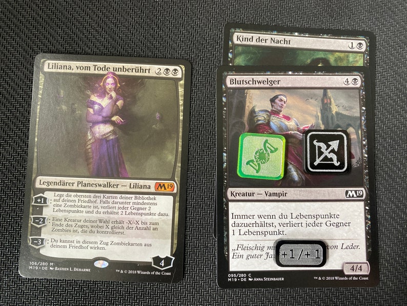 Magic the Gathering Static Ability Keyword Counter Tokens From | Etsy