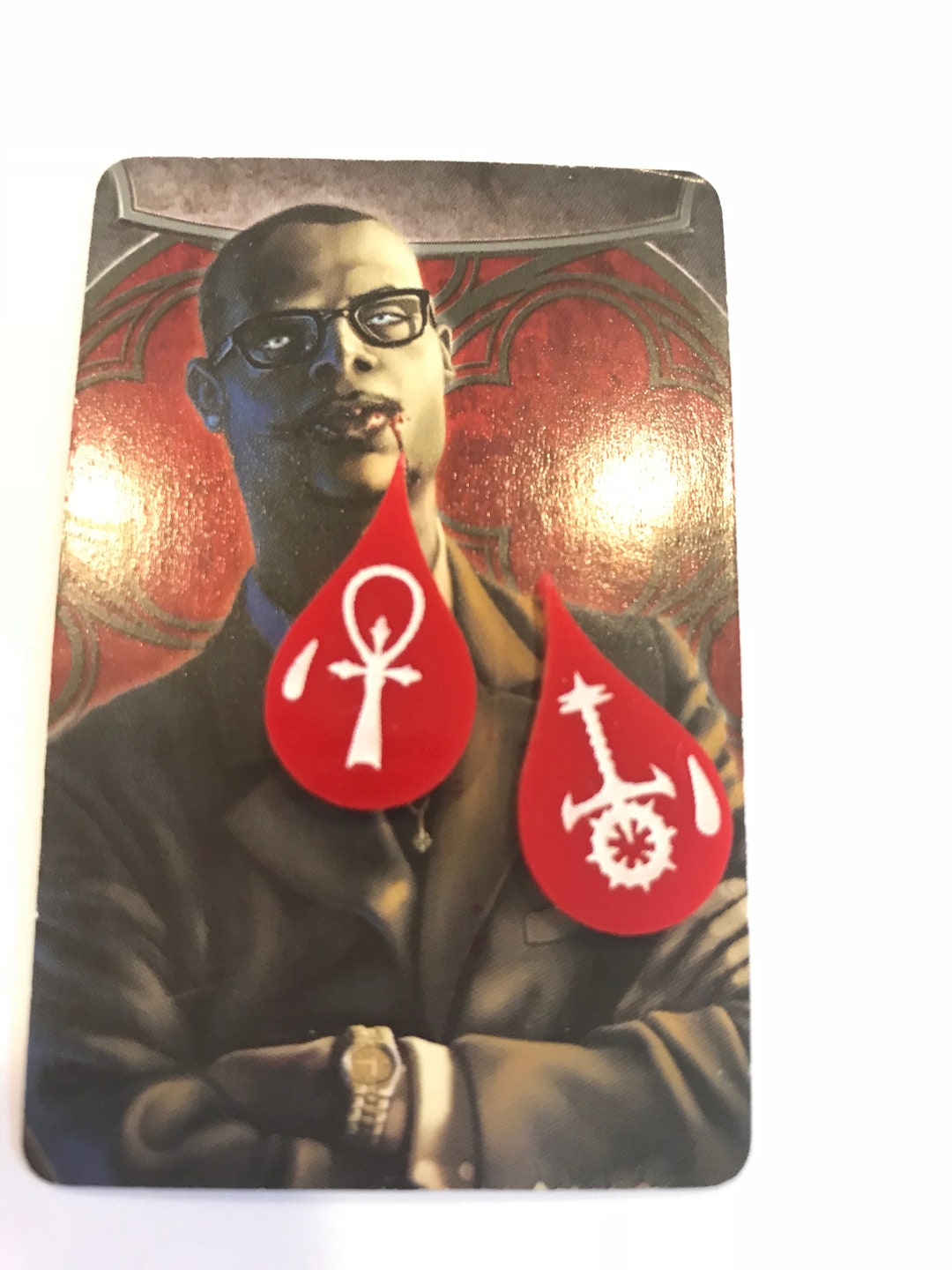 Blood Tokens VTES Tokens. Vampire the Eternal Struggle Sabbat Camarilla ...