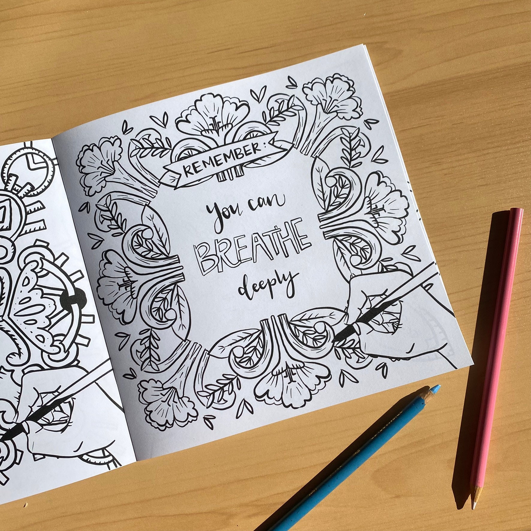 Coloring Book: Life is a Remembering Game - Etsy