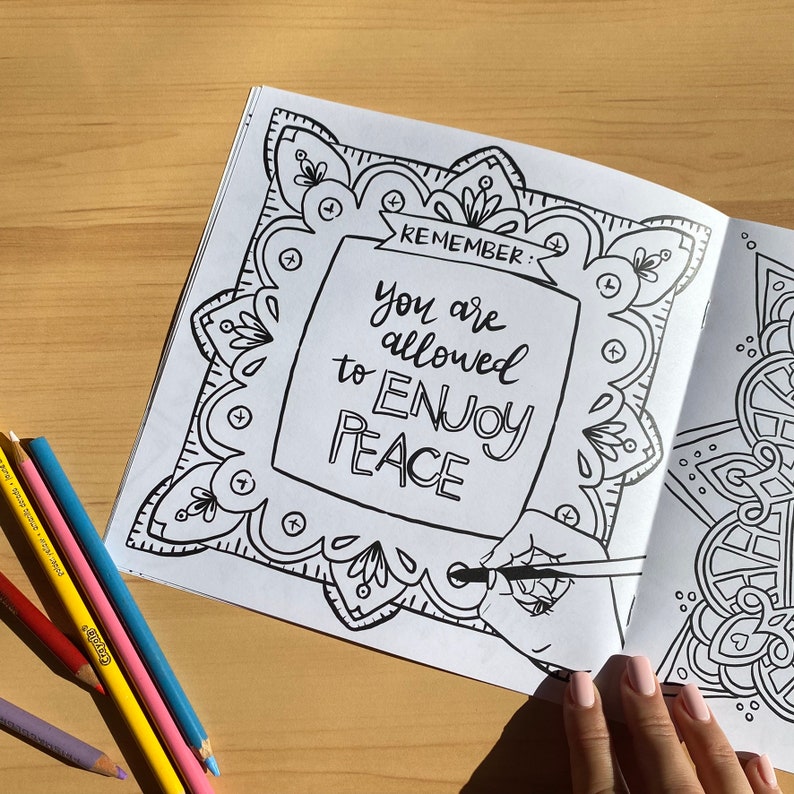 Coloring Book: Life is a Remembering Game - Etsy