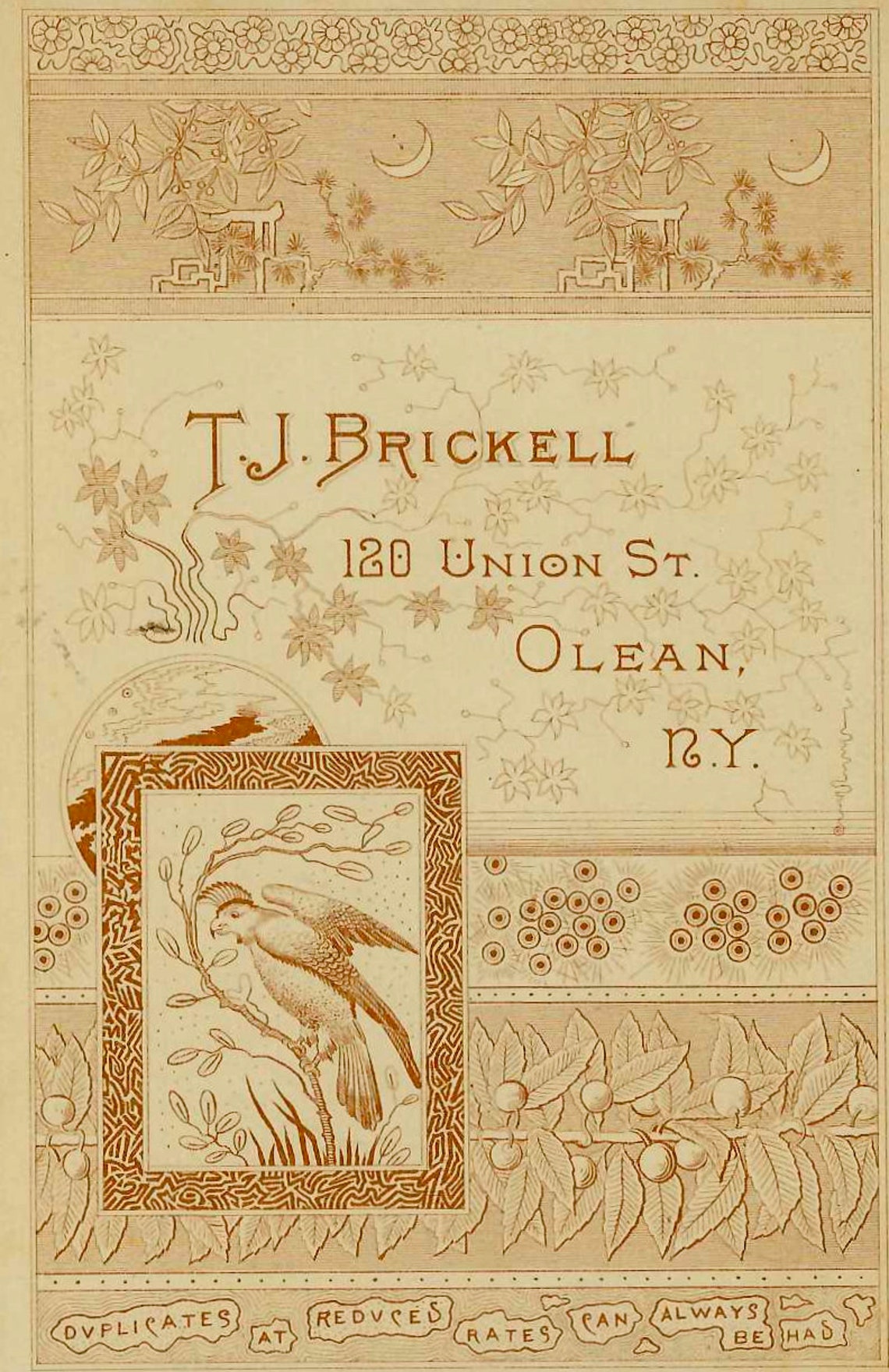 Digital Printables of 1890's Cabinet Card Backs - Etsy