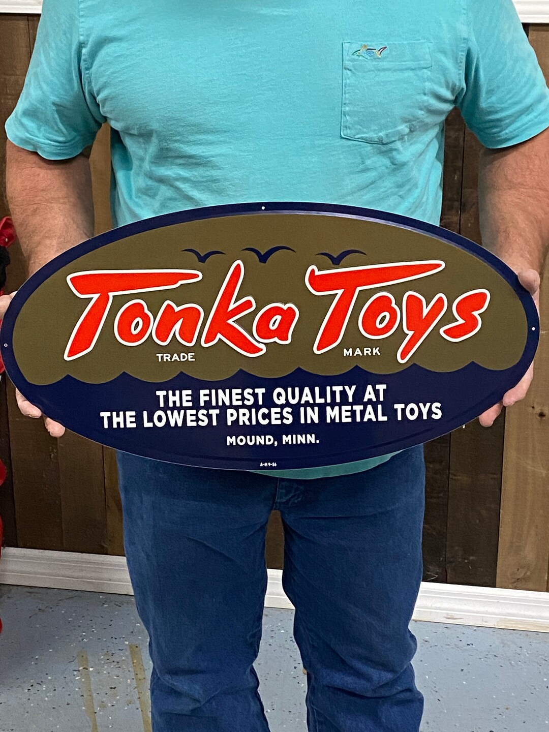 Embossed Metal Tonka Toys Sign - Etsy