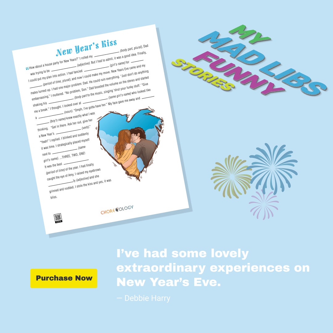 New Year's Eve Mad Libs Printable - Etsy