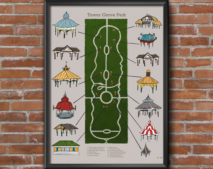 Tower Grove Park Pavilions - Etsy