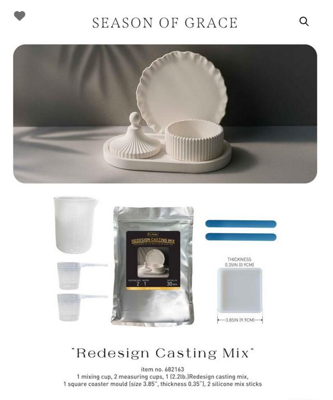 Redesign Casting Mix Kit - Redesign Mould Casting Mix Silicon Mould Mix ...