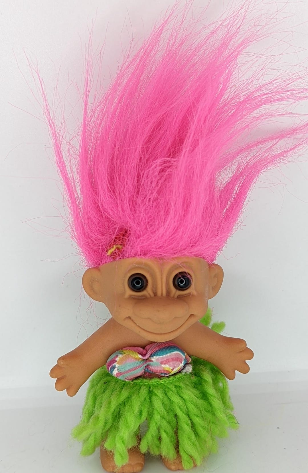 Russ Troll Doll Pink Hair Vintage Hawaii Retro Nostalgic 5 Inch - Etsy