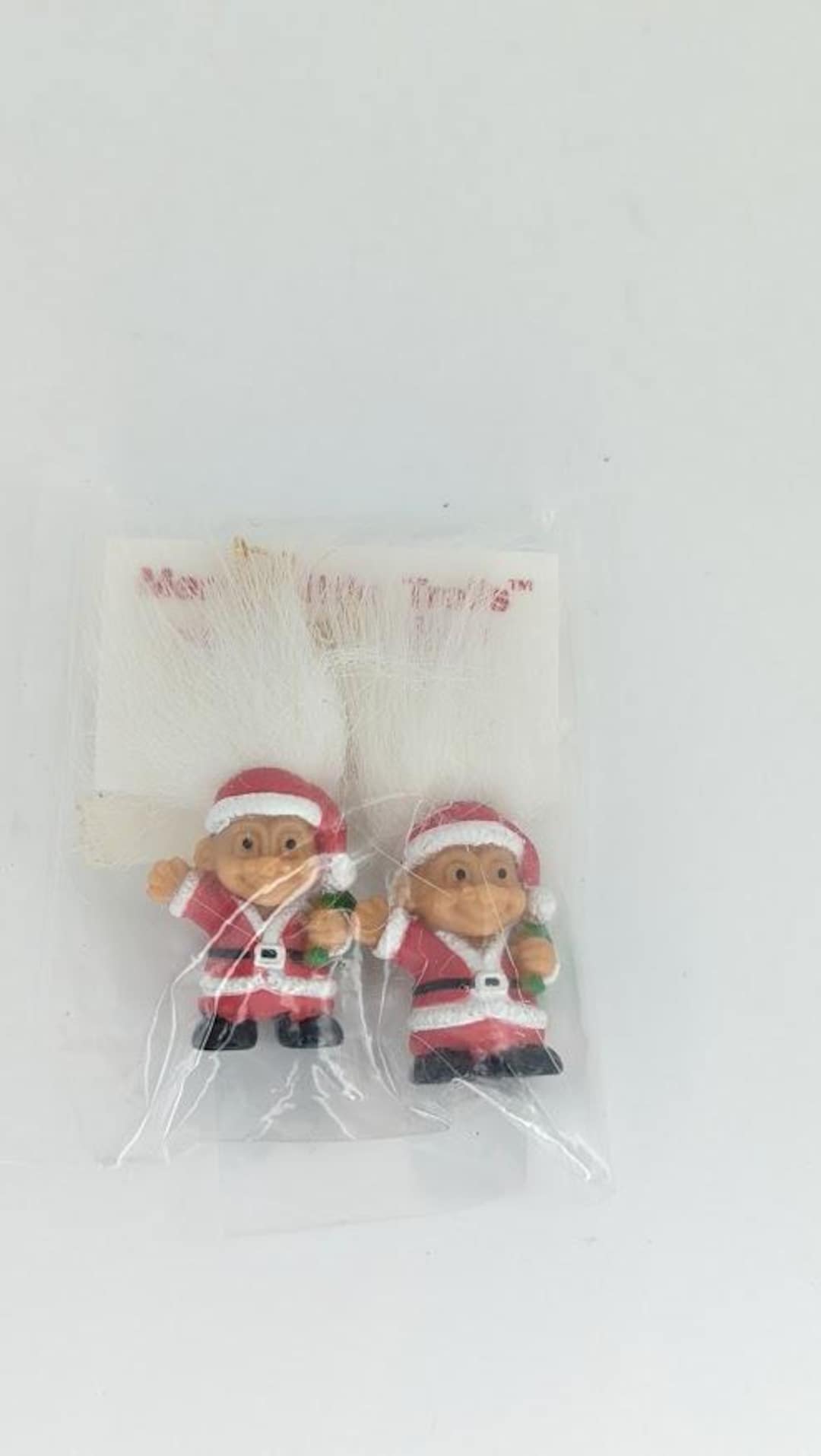 Christmas Santa Holiday Troll Doll Earrings Jewelry New - Etsy