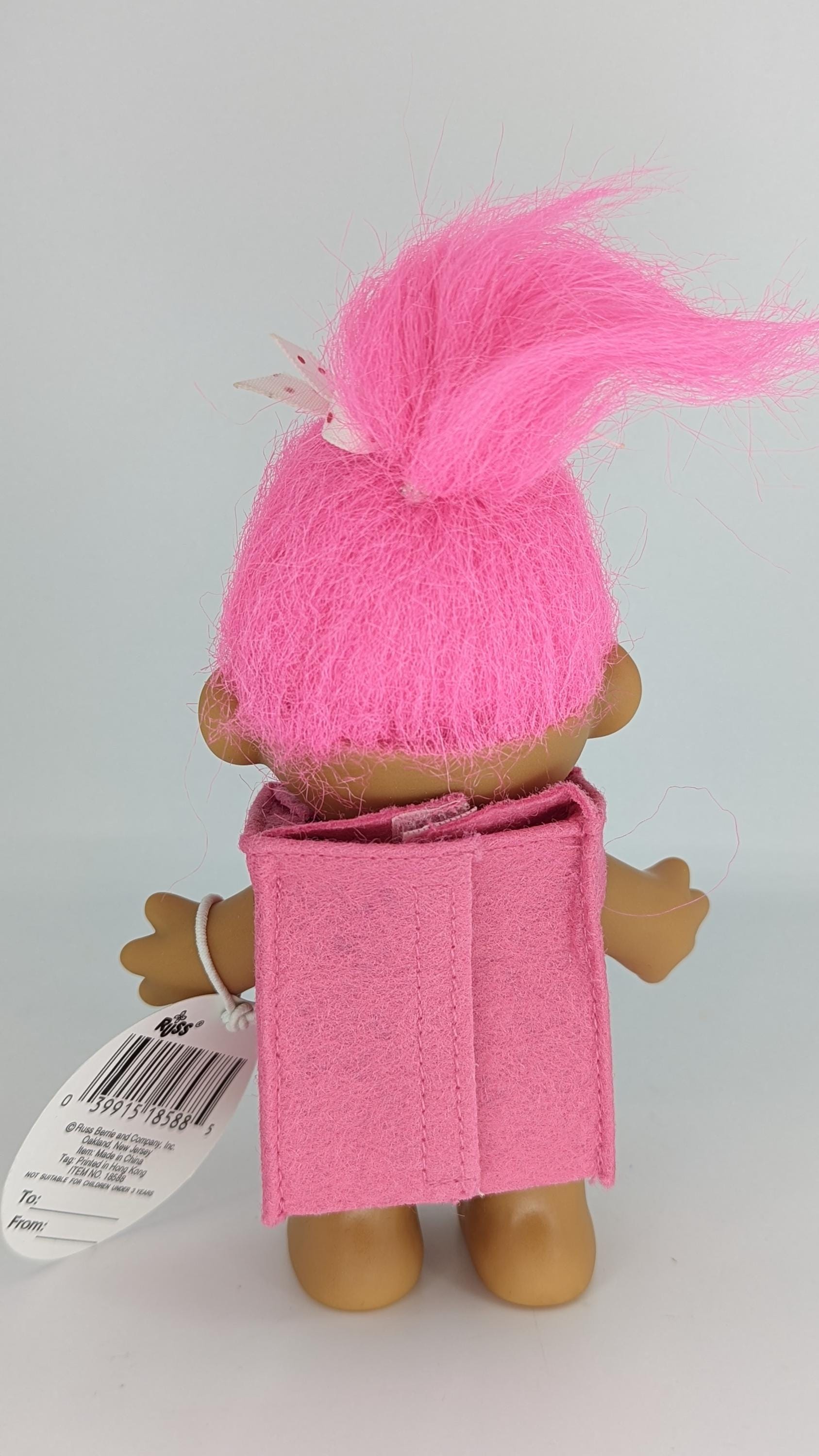 Bingo Vintage Troll Doll Happy Birthday Gift Pink Hair 5 Inch - Etsy