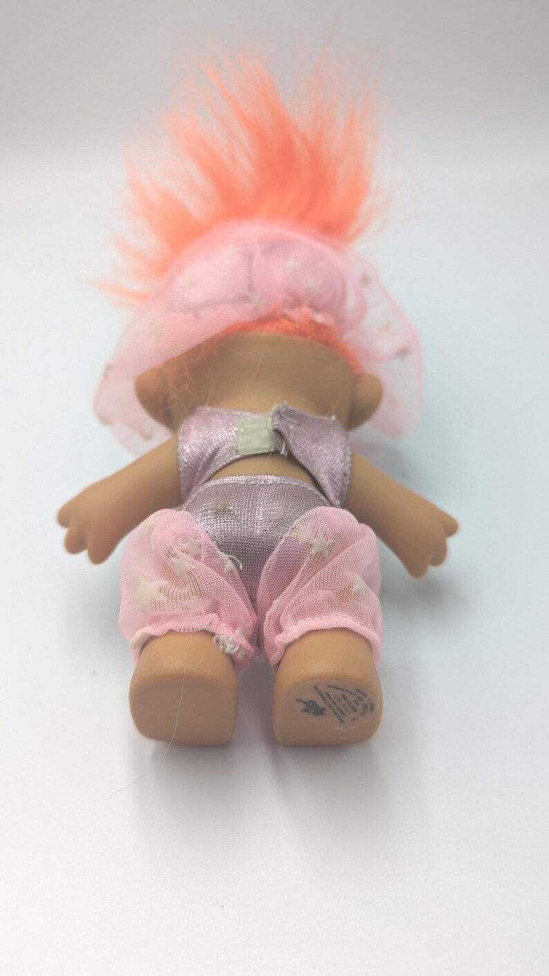 Troll Doll Genie Orange Hair Vintage Collectible Good Luck Figure 5" - Etsy