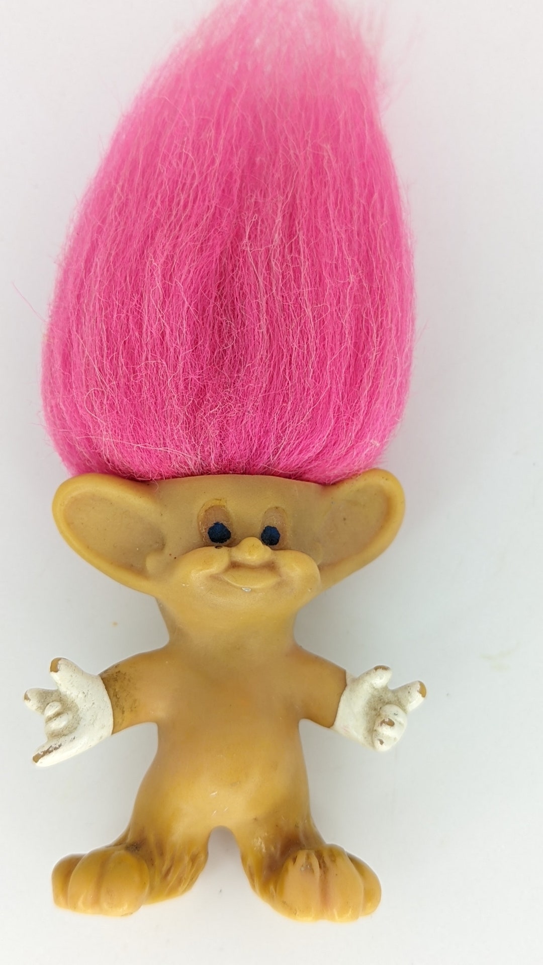 Troll Doll 3 Inch Hobbit Pink Hair 1973 - Etsy