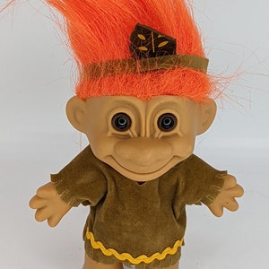 Russ Indian Troll Doll Vintage Native American - Etsy
