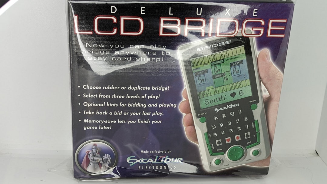 Bridge Excalibur Handheld Game Electronic Battery Operated Vintage - Etsy