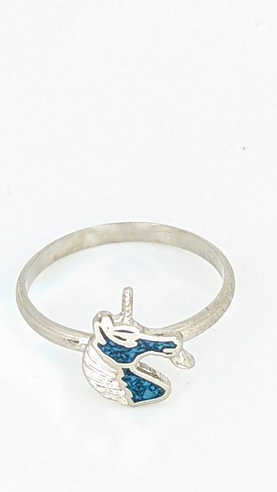 Unicorn Turquoise Small Children Ring Toe Ring Vintage Taiwan - Etsy