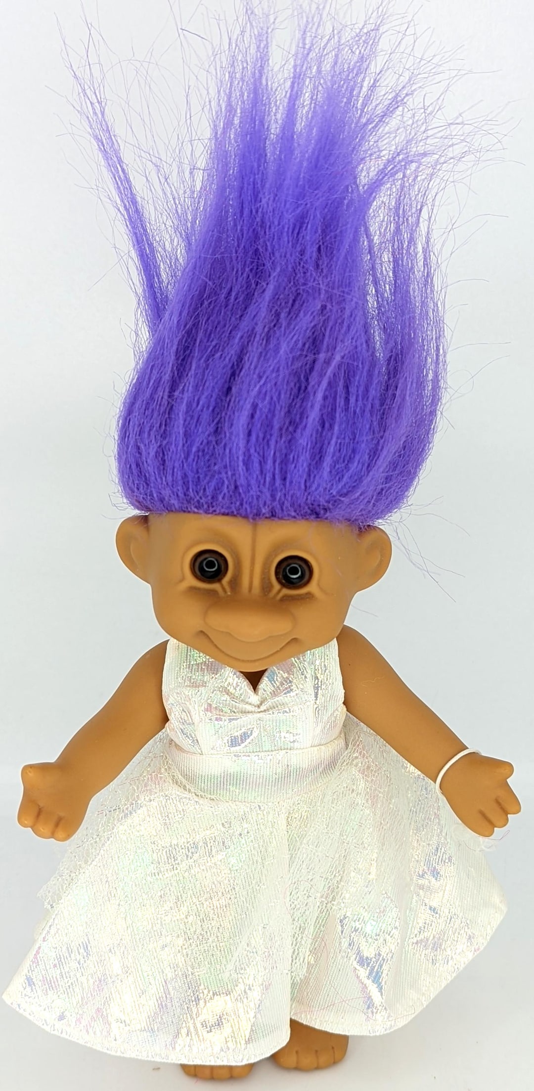 Russ Troll Doll Purple Hair Vintage Princess Tracey 7 Inch - Etsy