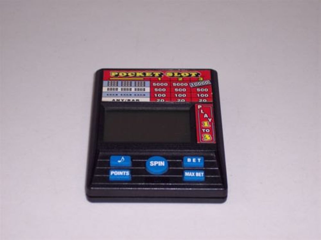 Radica Pocket Slot Machine 10000 Electronic Hand Held - Etsy