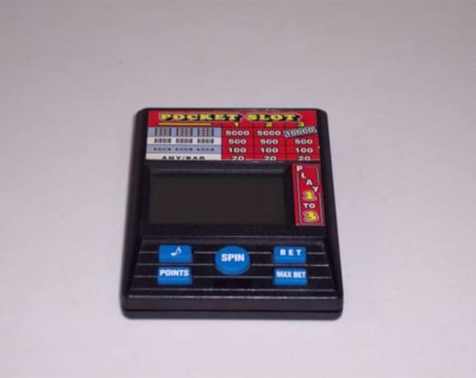 Radica Pocket Slot Machine 10000 Electronic Hand Held - Etsy