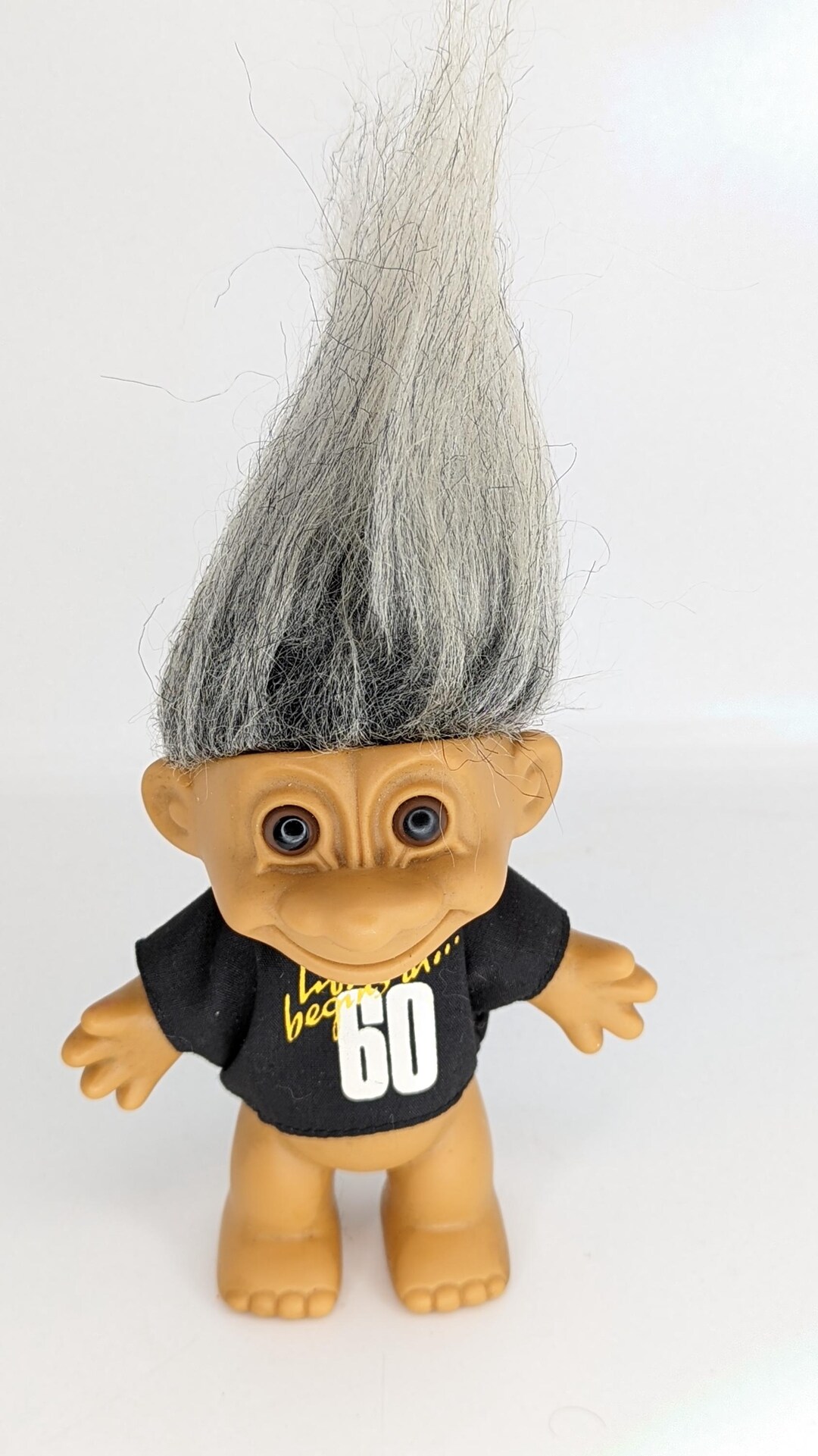 Russ Troll Doll 5" Life Begins at 60 Old Man Grandpa Grandma Vintage ...