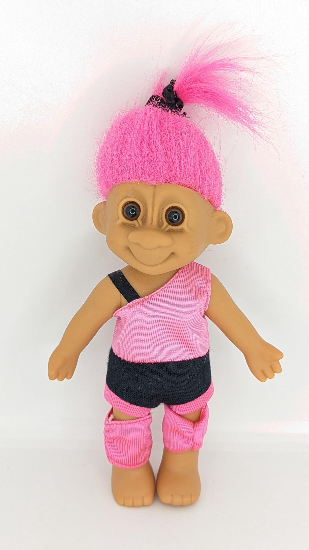 Russ Troll Doll Pink Hair Vintage Princess Tracey 7 Inch - Etsy