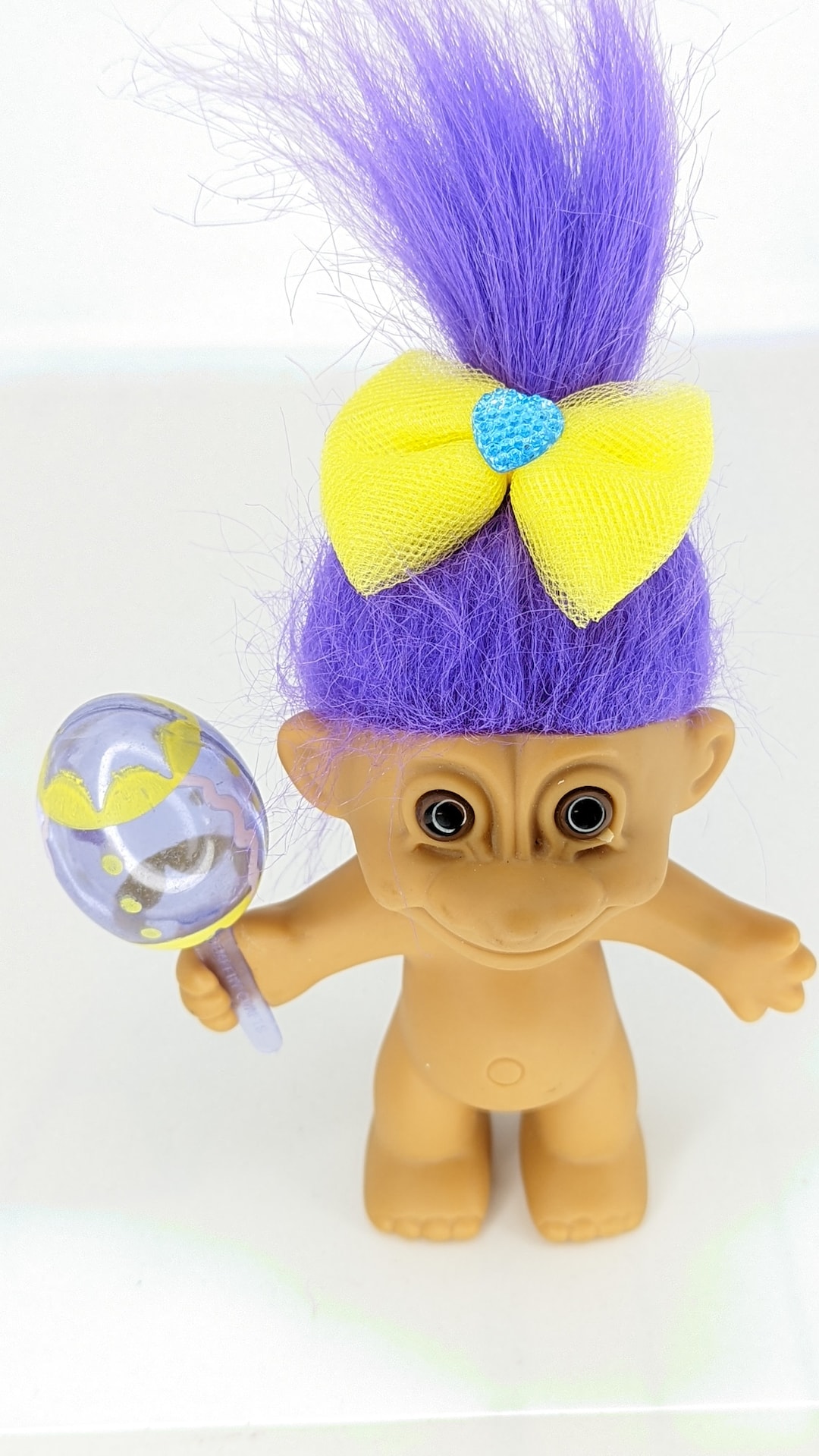Troll Doll Russ Easter Bunny Spring OOAK Purple Hair - Etsy