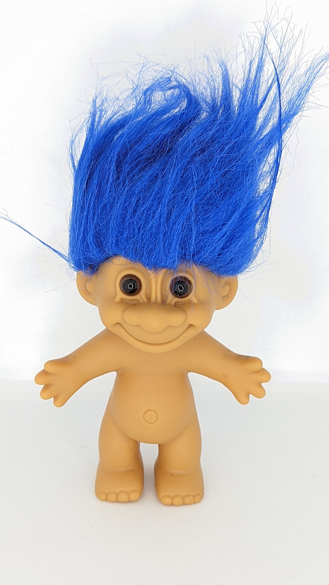 Troll Doll Blue Hair Retro Vintage Old - Etsy