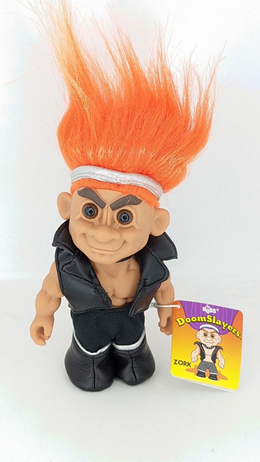 Troll Doll Orange Hair Zork Russ Doom Slayer 5 Inches New - Etsy