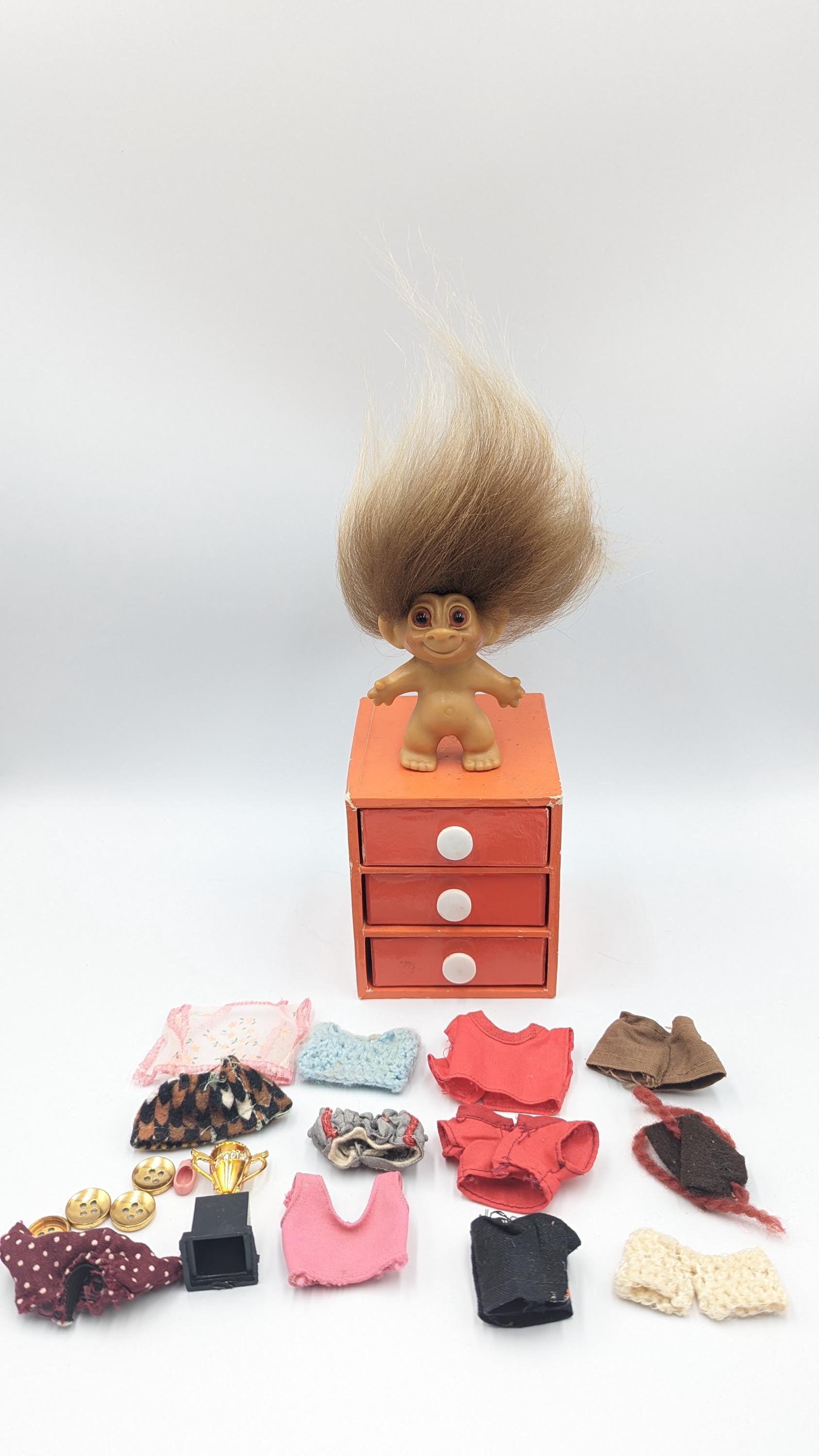 1960s Dam Wishnik Tab Troll Doll Lot Vintage Retro Nostalgic - Etsy