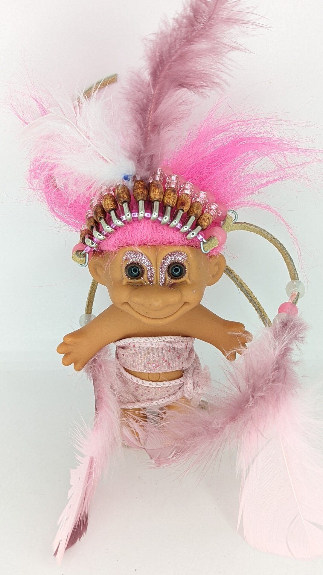 Troll Doll Russ Collectible 5 Inch Native American Indian OOAK - Etsy