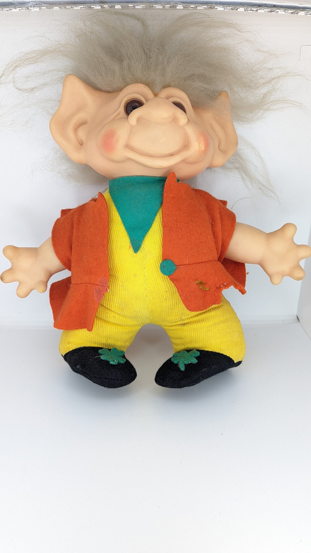 Vintage 1960s Scandia House DAM Large 10 Inch Girl Troll Doll - Etsy