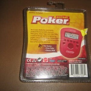Poker Handheld Game Vintage Radica Electronic - Etsy