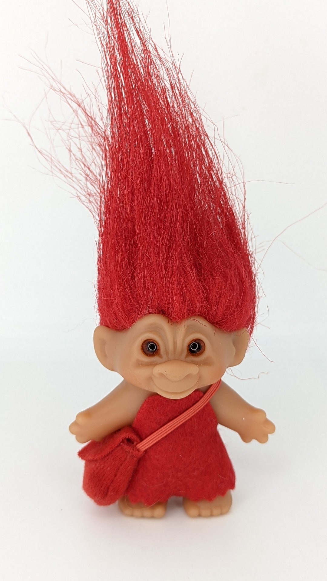 Dam Troll Doll Red Hair Good Luck Bingo Vintage Retro 3 Inch - Etsy