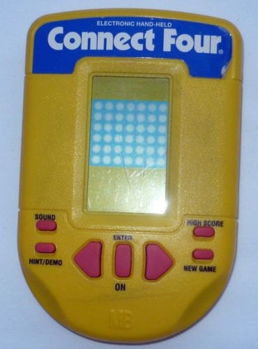 Milton Bradley MB 1995 Electronic Hand Held Connect Four 4 Game - Etsy