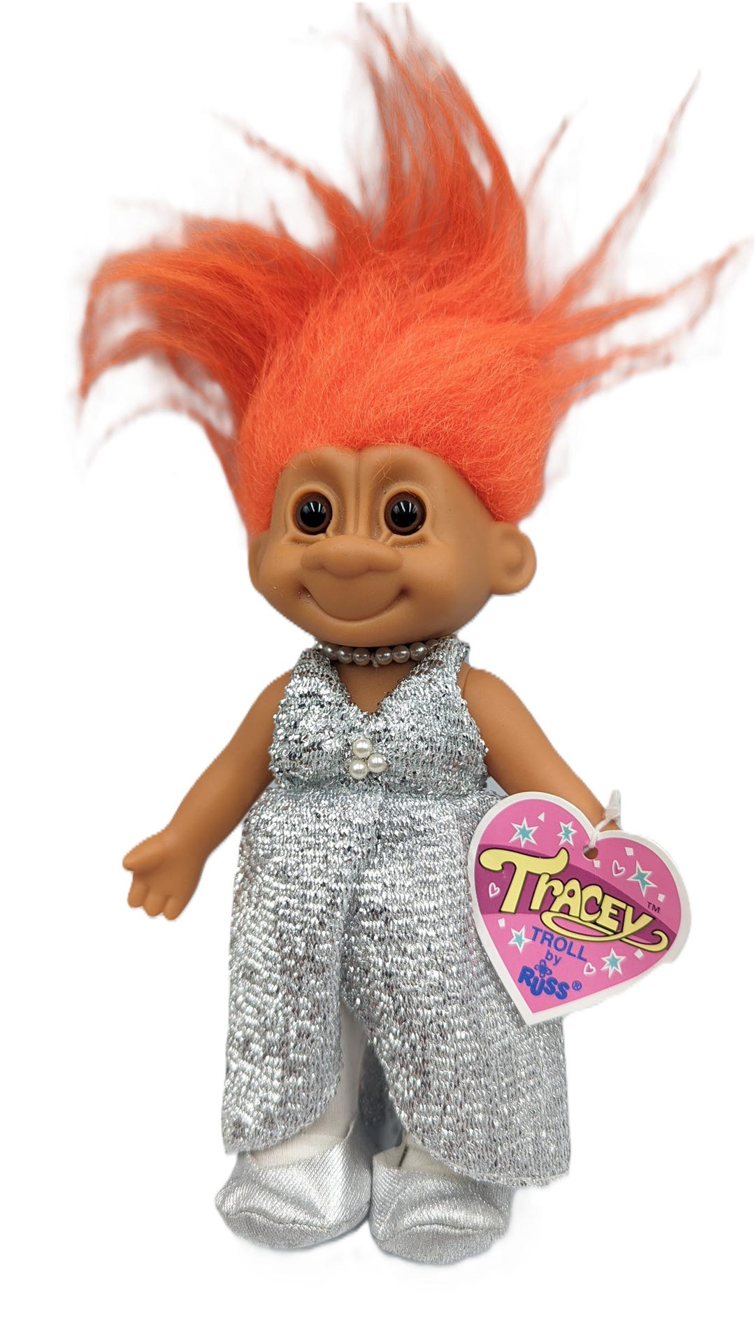 Russ Troll Doll Orange Hair Vintage Princess Tracey 7 Inch - Etsy